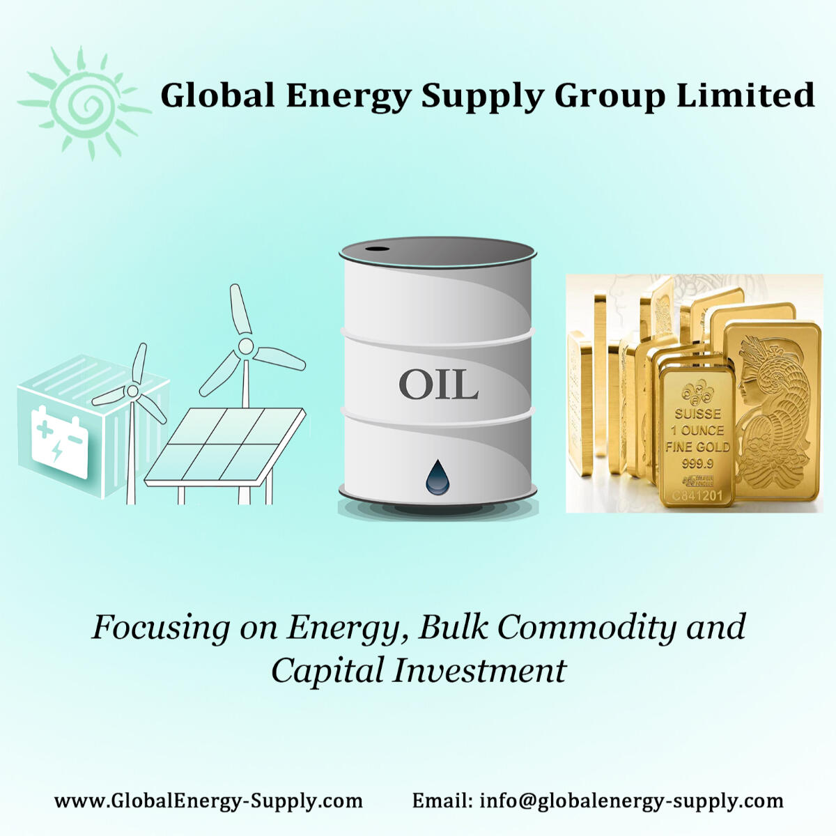 Focusing on Energy, Bulk Commodity and Capital Investment.